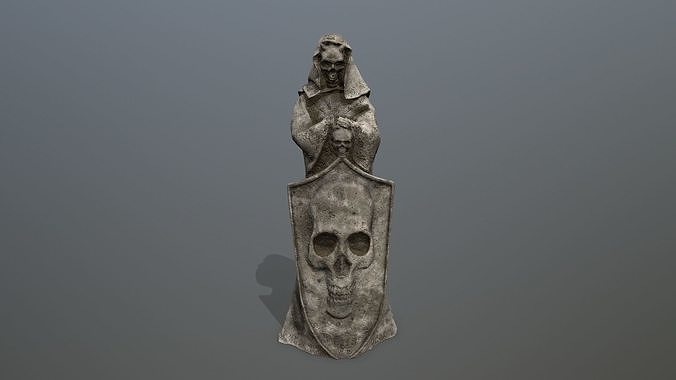 3D model statue VR / AR / low-poly | CGTrader