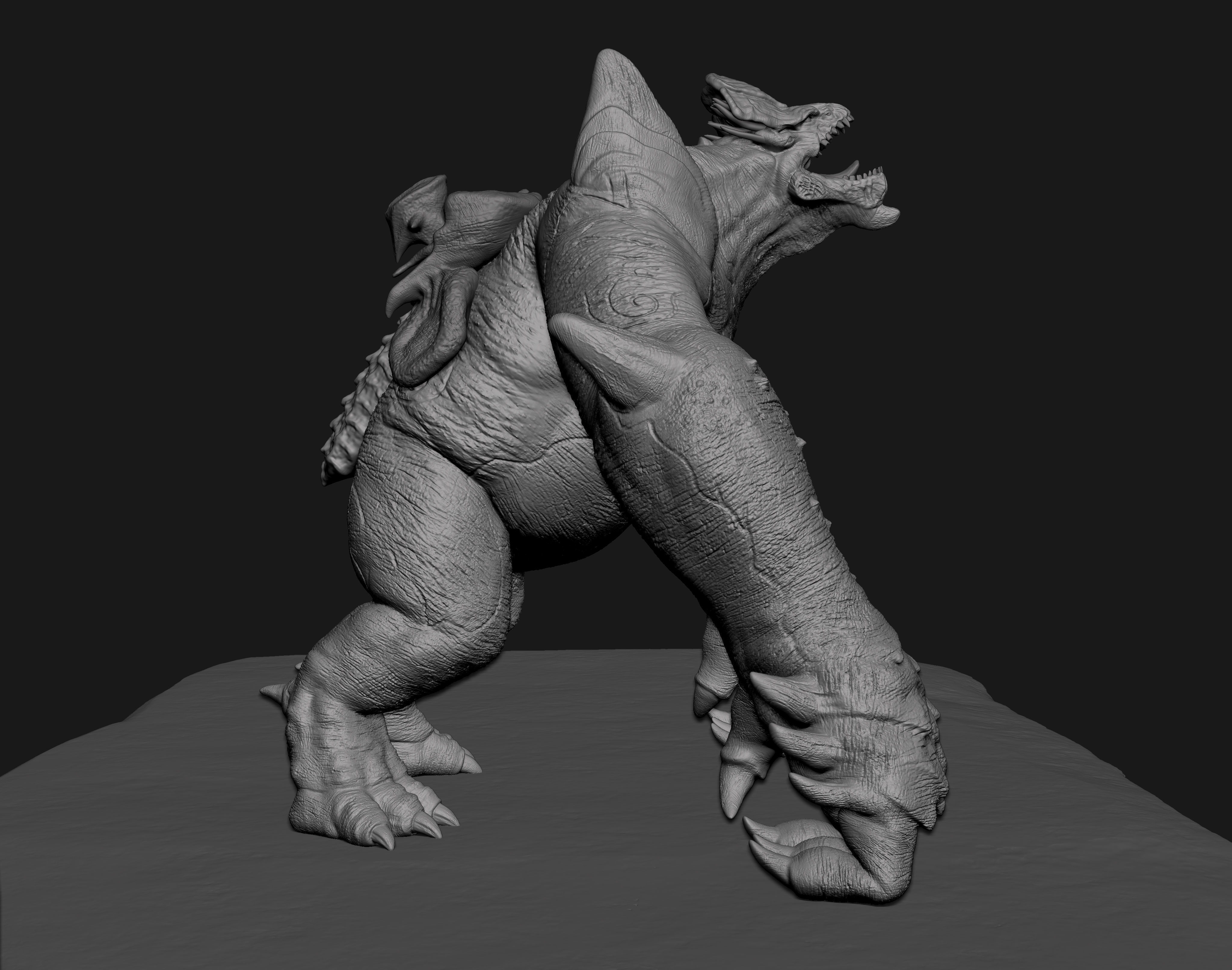 Leatherback Kaiju 3d model 3D model | CGTrader