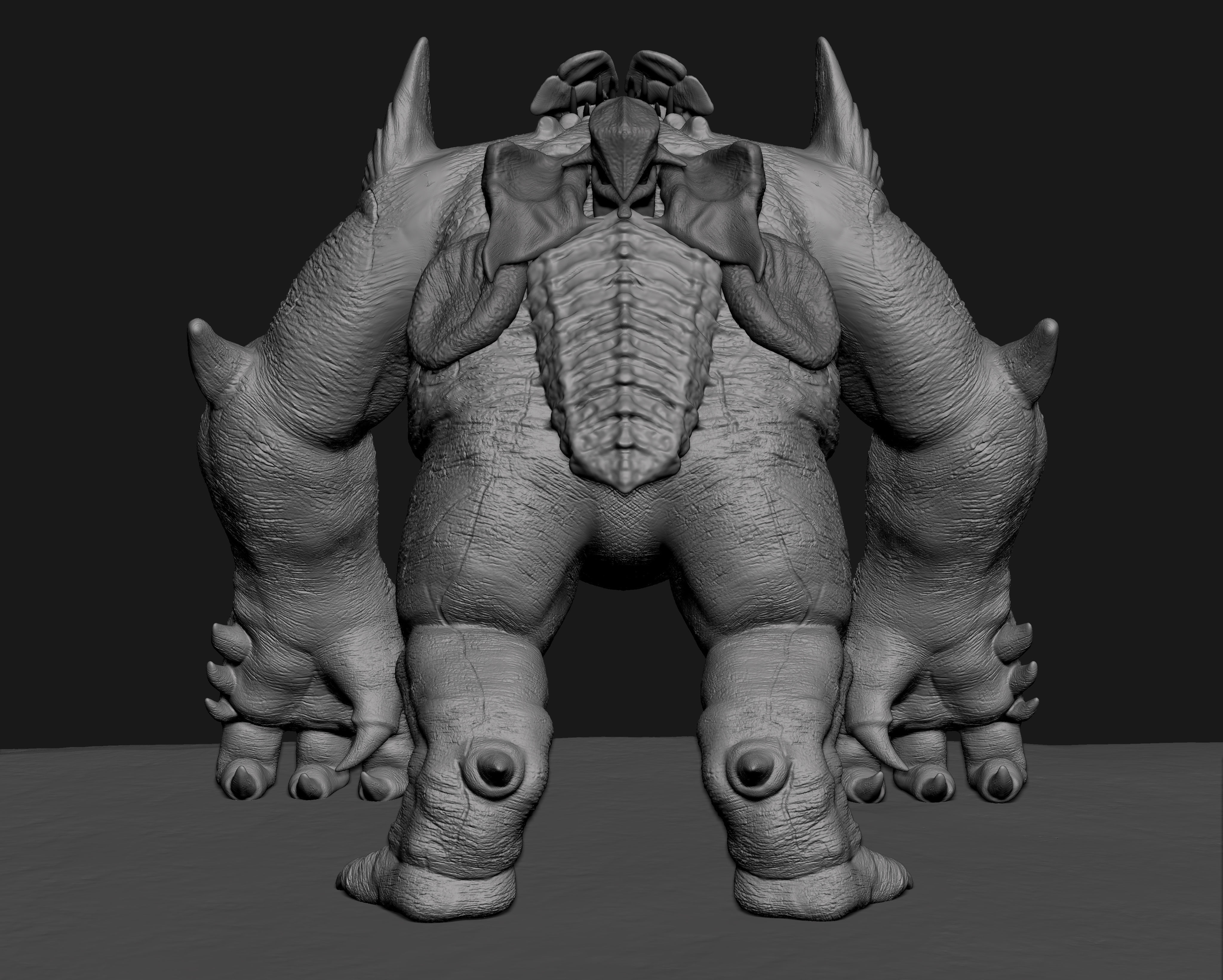 Leatherback Kaiju 3d model 3D model | CGTrader