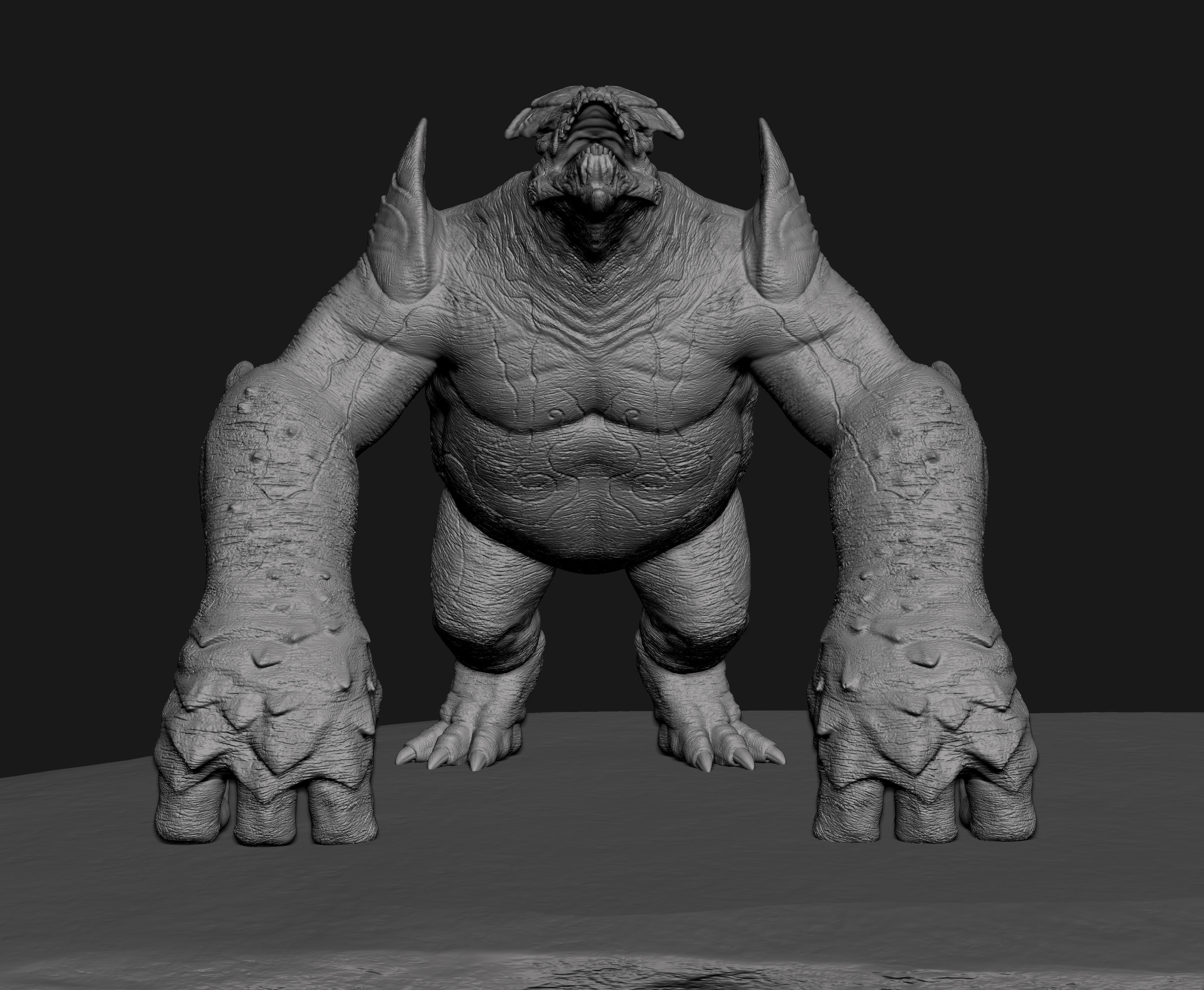 Leatherback Kaiju 3d model 3D model | CGTrader
