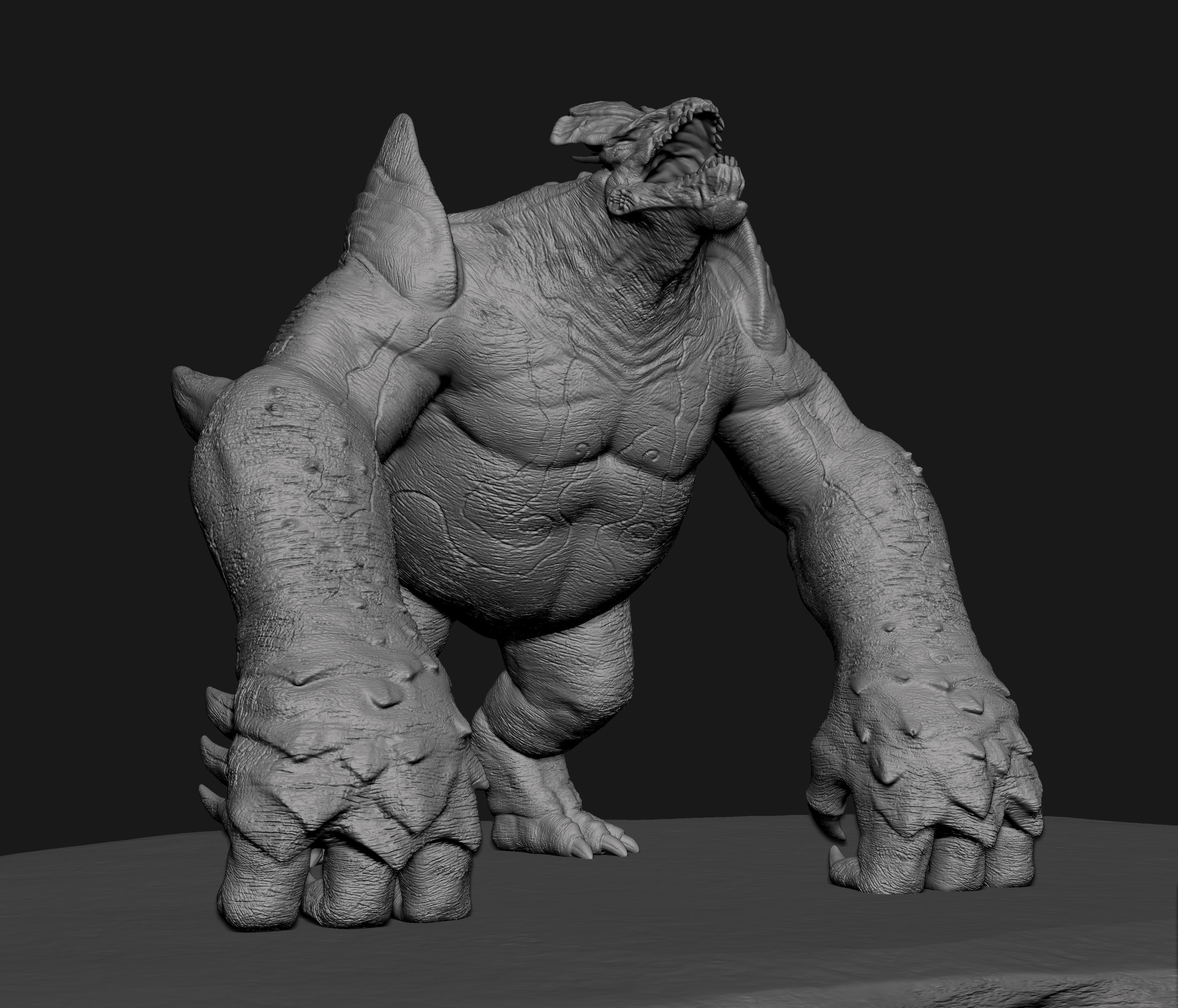 Leatherback Kaiju 3d model 3D model | CGTrader