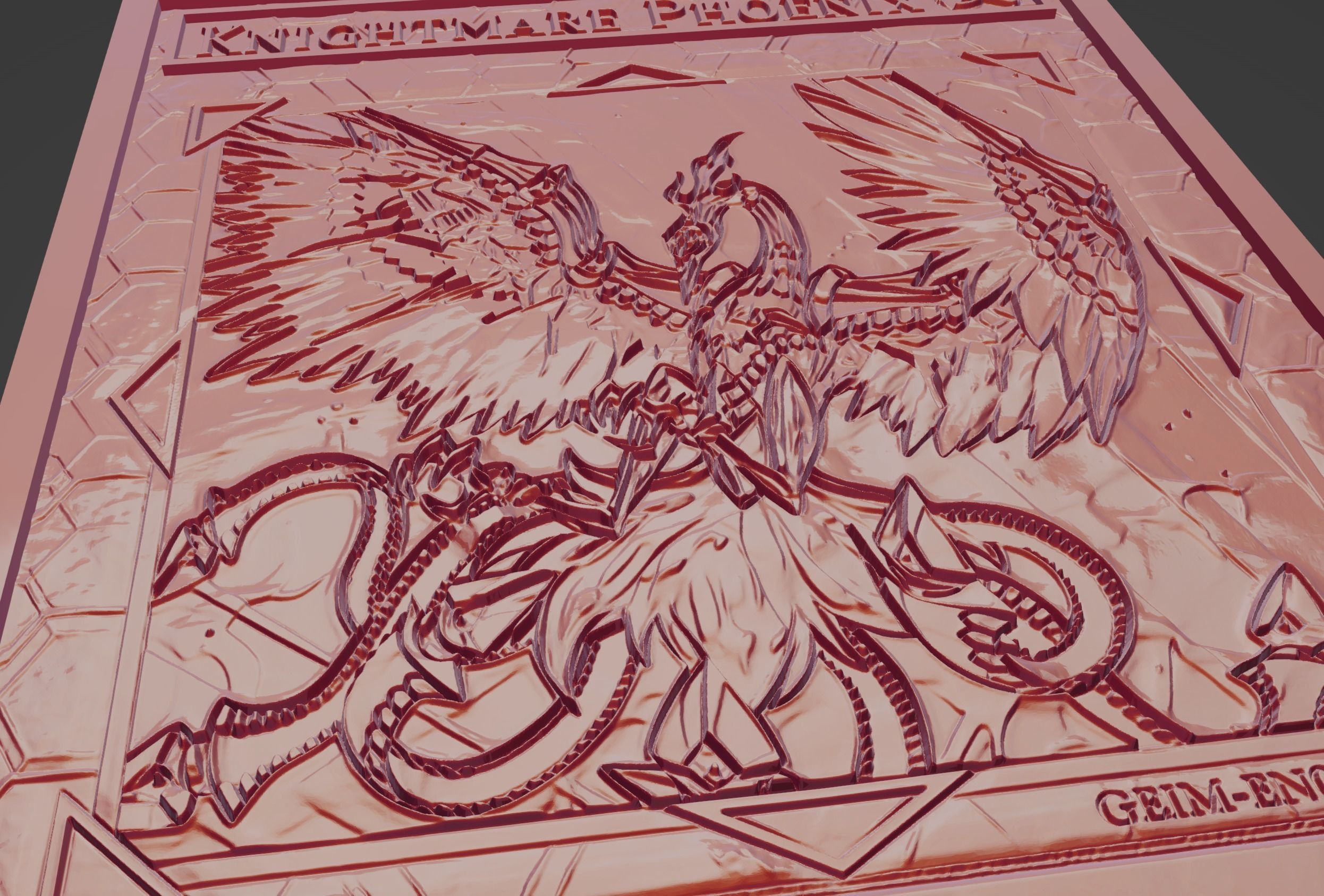 knightmare - yugioh 3D model 3D printable | CGTrader