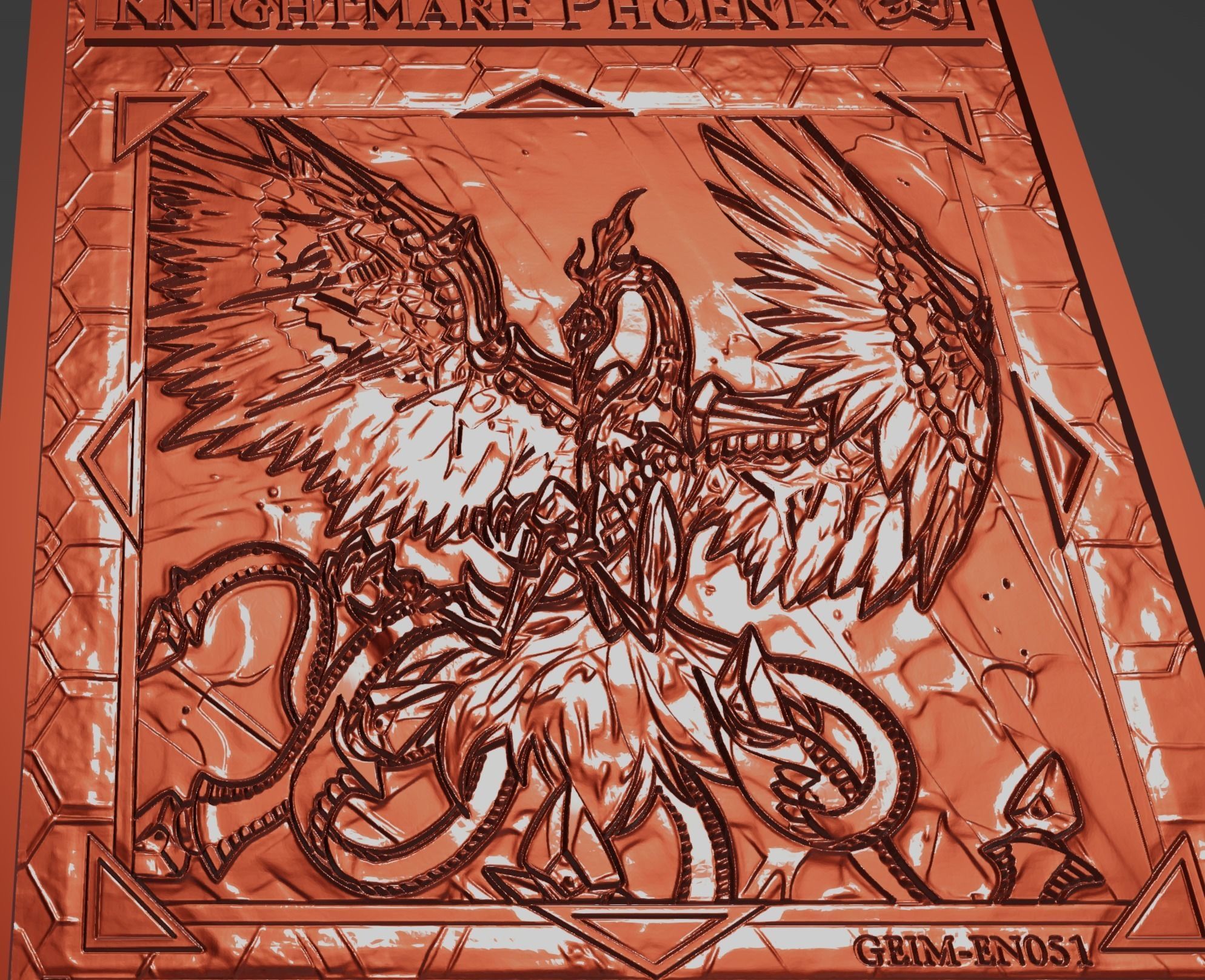 knightmare - yugioh 3D model 3D printable | CGTrader