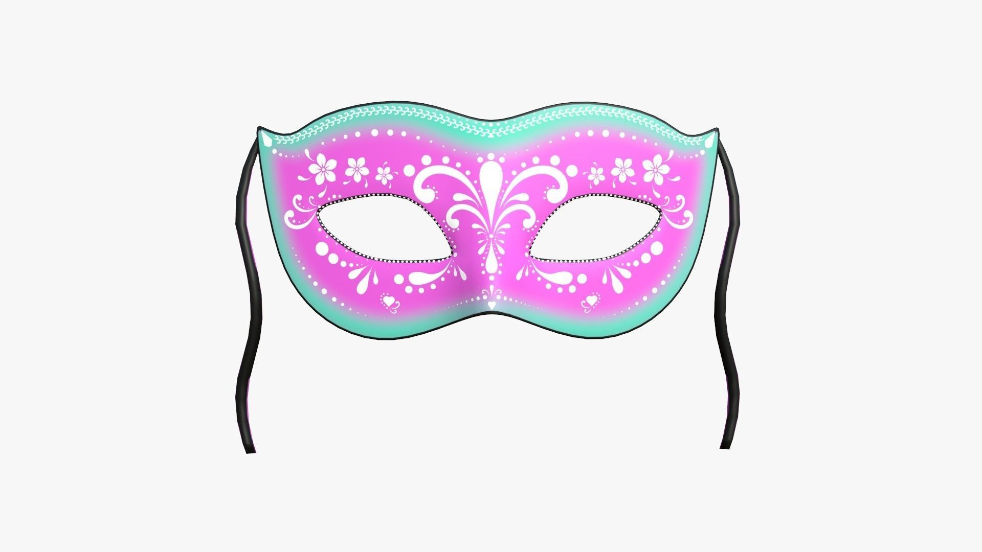 3D model Carnival Mask C13 Cartoon - Costume Character Design VR / AR ...