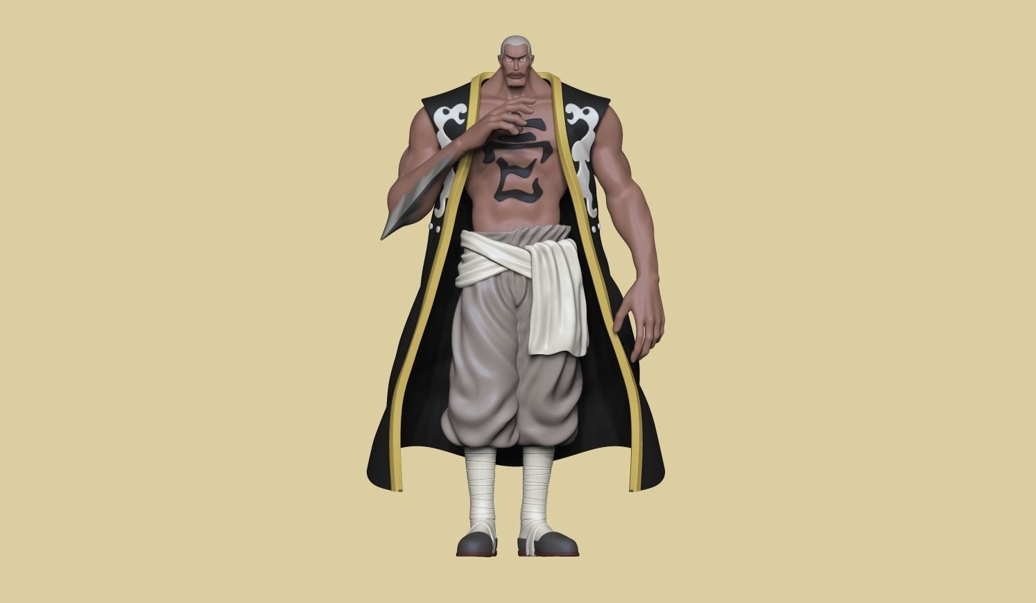 Mr1 One piece figure 3D model 3D printable | CGTrader