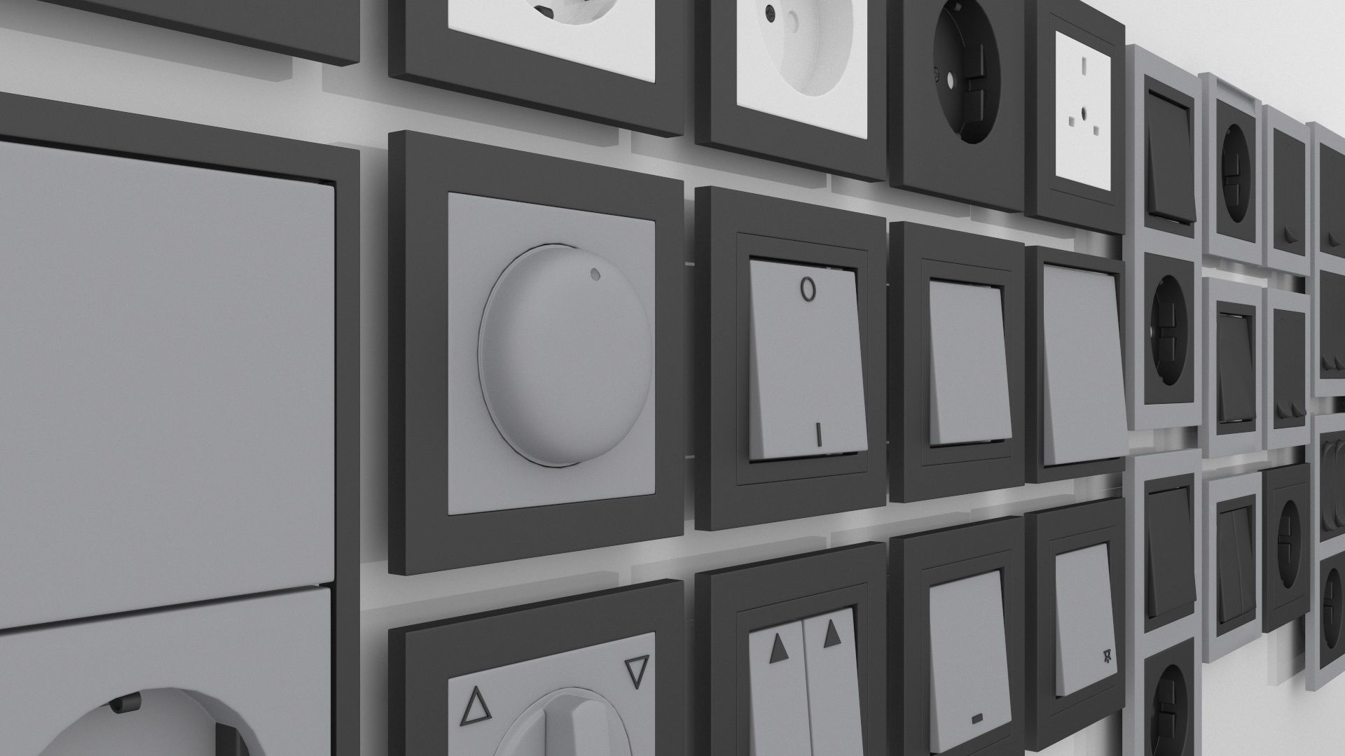 Electrical sockets 3D model | CGTrader