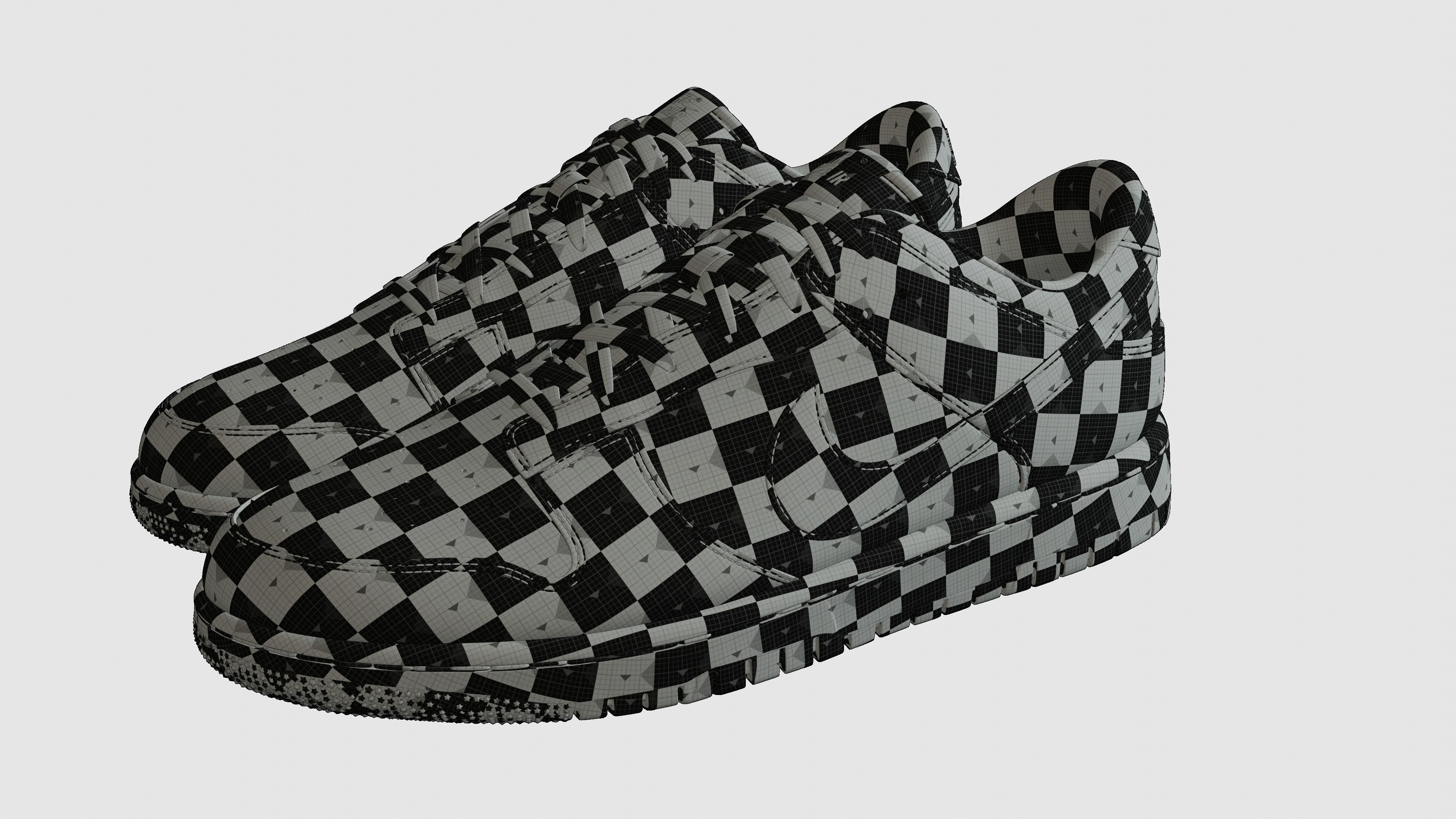 Nike Dunk Low Retro White Black Panda 3D model | CGTrader