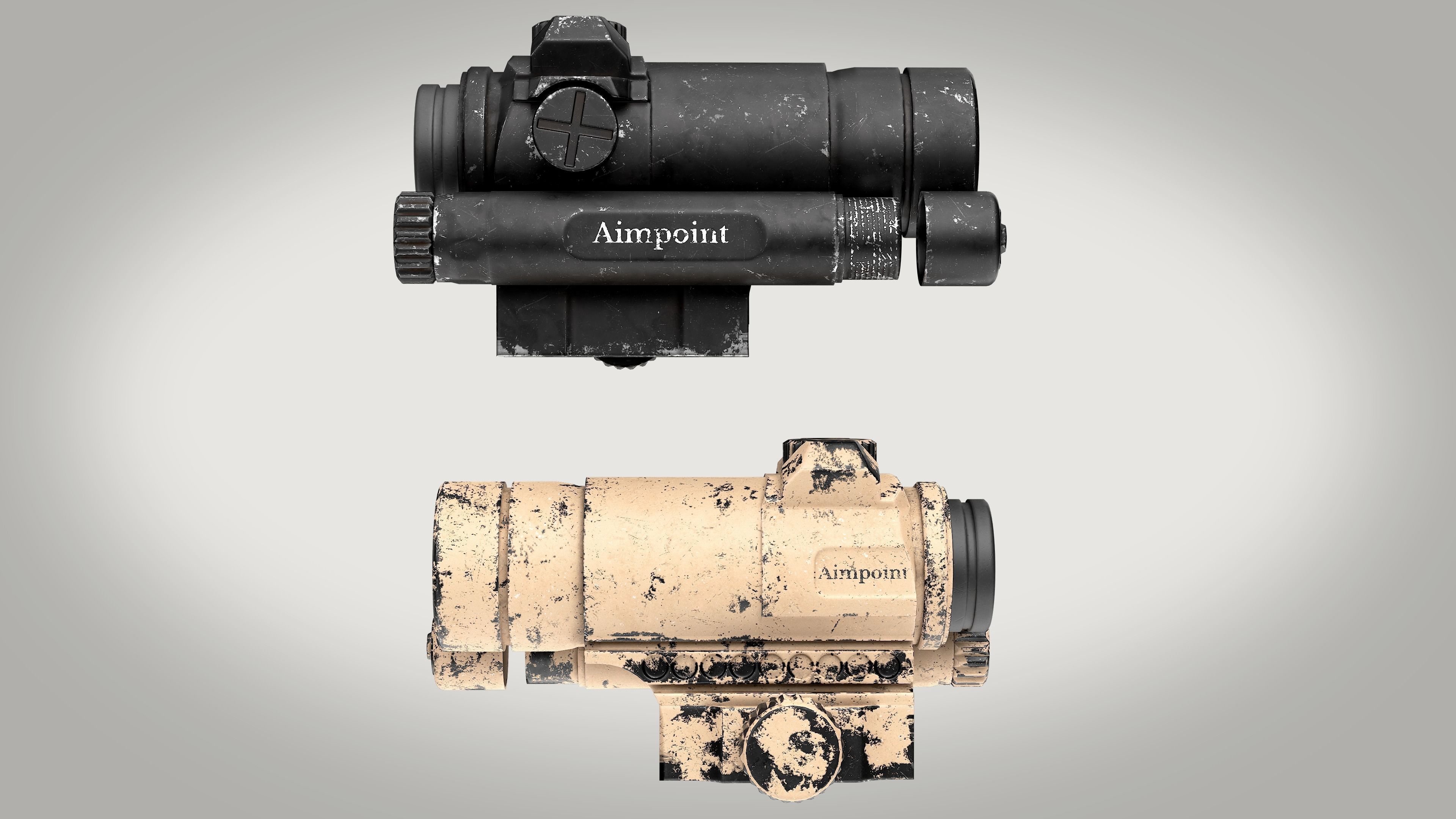 3D model Tactical Scope Two Texture sets VR / AR / low-poly | CGTrader