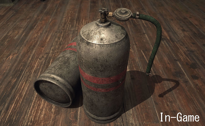 3D model Propane Butane Gas Tank VR / AR / low-poly | CGTrader