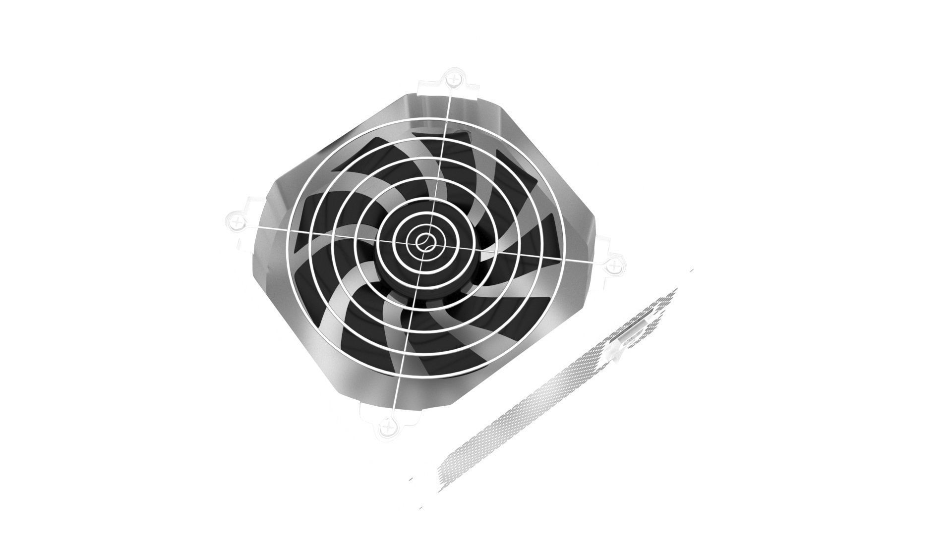 White Power Supply Unit 3D model | CGTrader