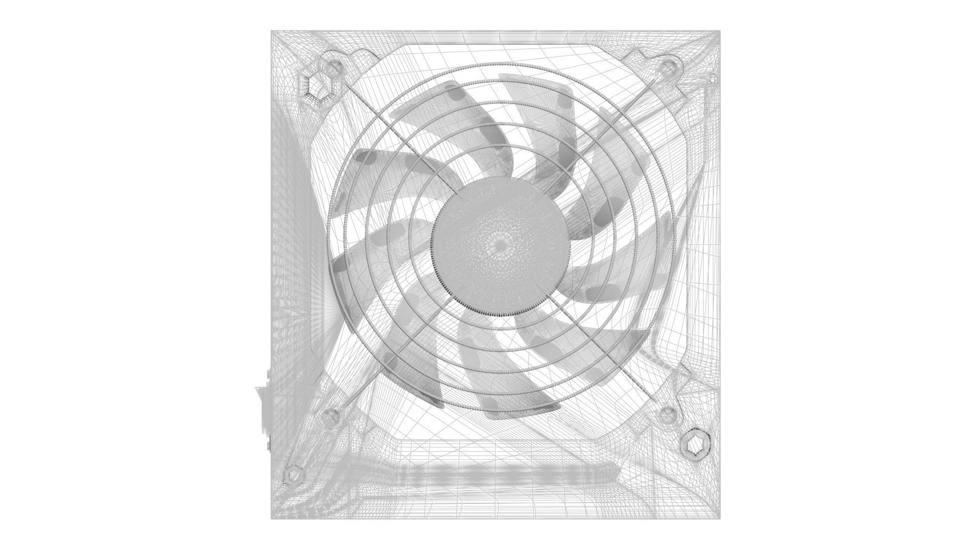 White Power Supply Unit 3D model | CGTrader