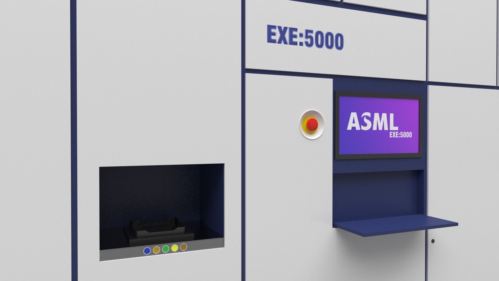 3D model ASML EXE 5000 EUV Lithography machine VR / AR / low-poly | CGTrader