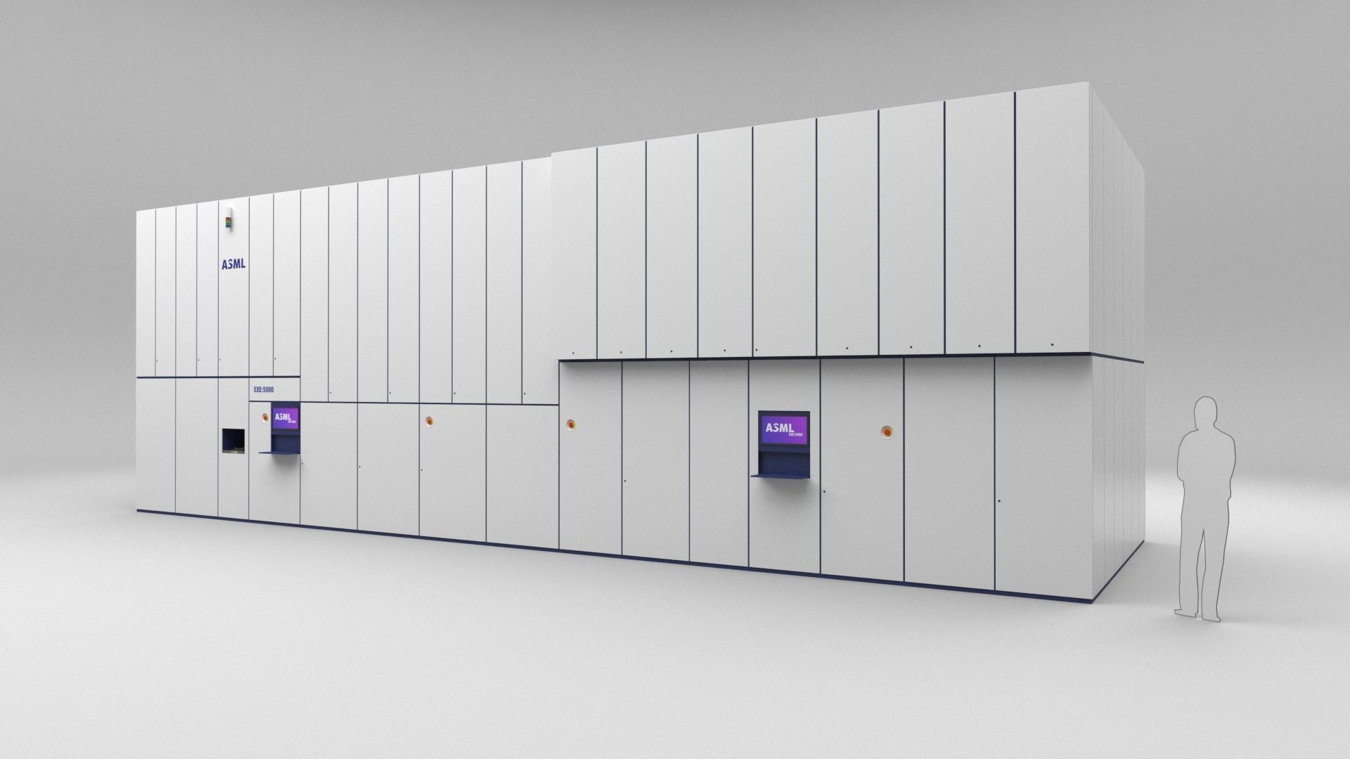 3D model ASML EXE 5000 EUV Lithography machine VR / AR / low-poly ...