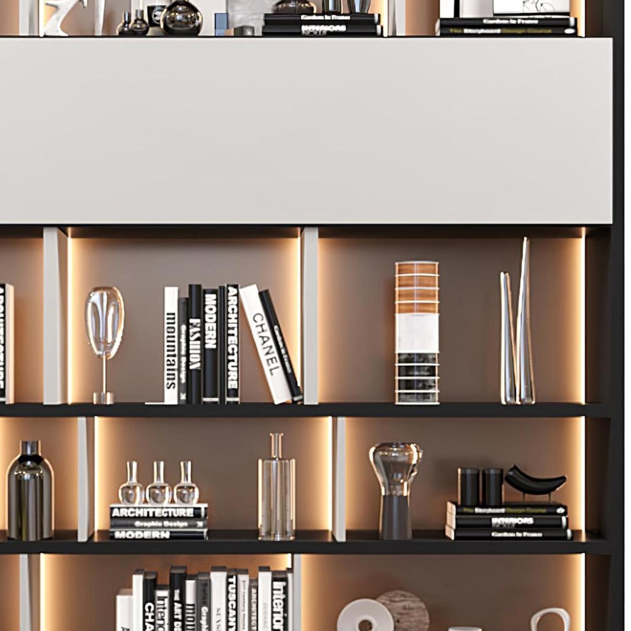Bookcase monomer Cabinets Modern decoration 3D model | CGTrader