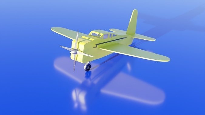 Plane free VR / AR / low-poly 3D model | CGTrader