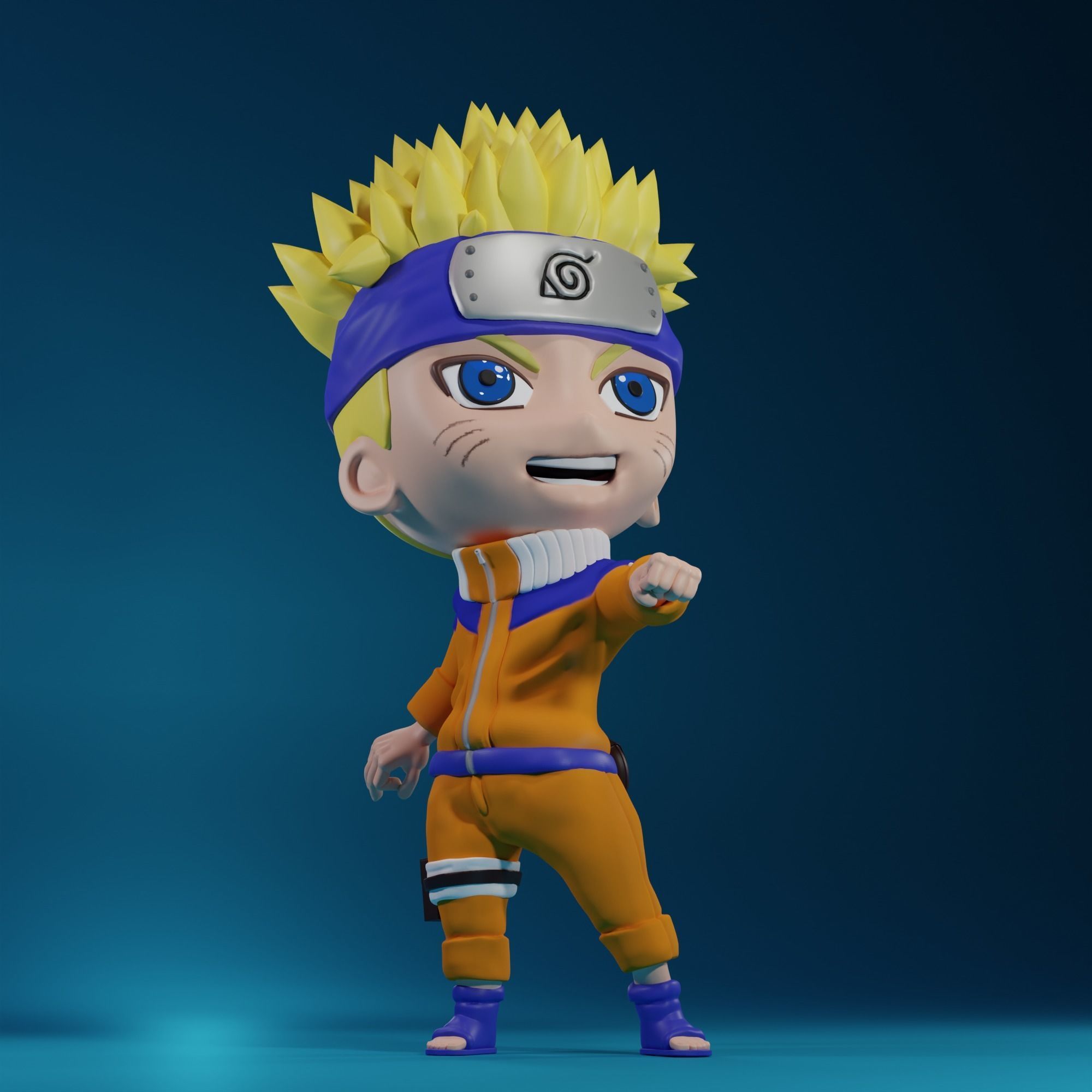 NARUTO CHIBI 3D model 3D printable | CGTrader