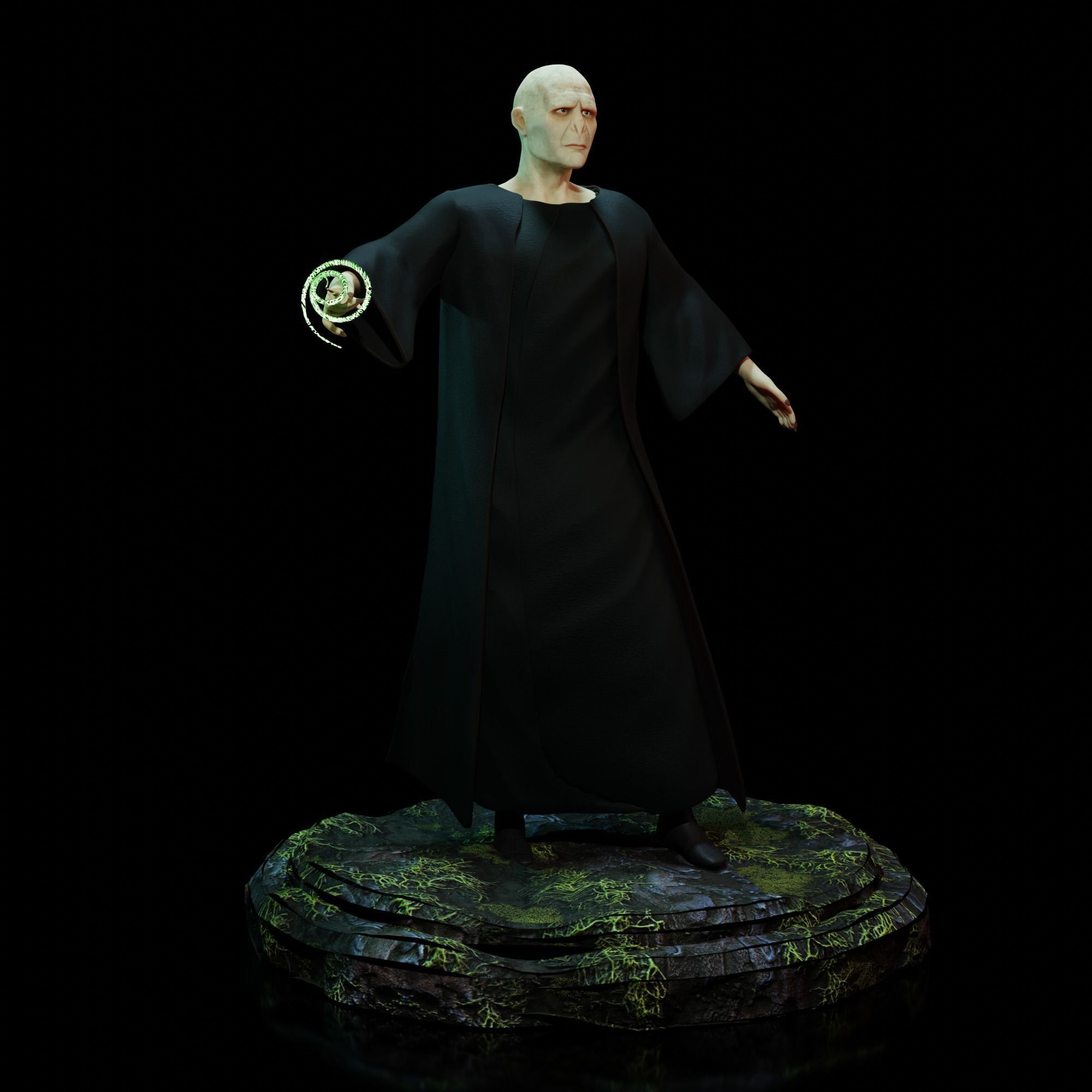 Harry Potter - Voldemort 3D model 3D printable | CGTrader