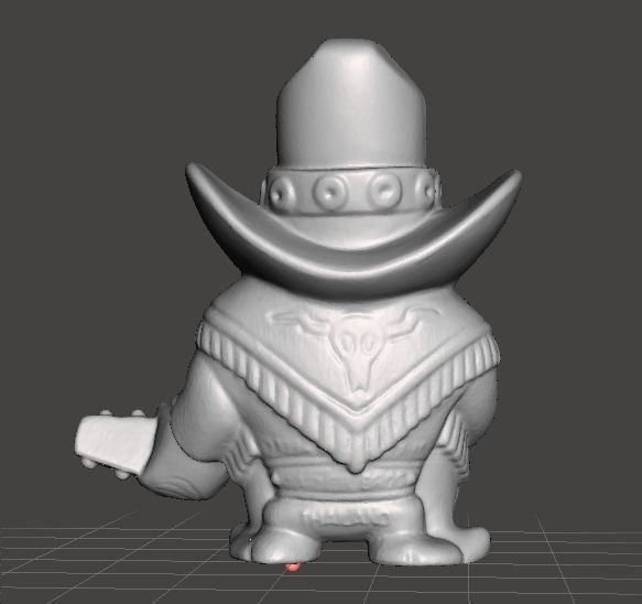 LOONEY TUNES ROCK BAND YOSEMITE SAM PROMOTIONAL FIGURE 90S PVC 3D model ...