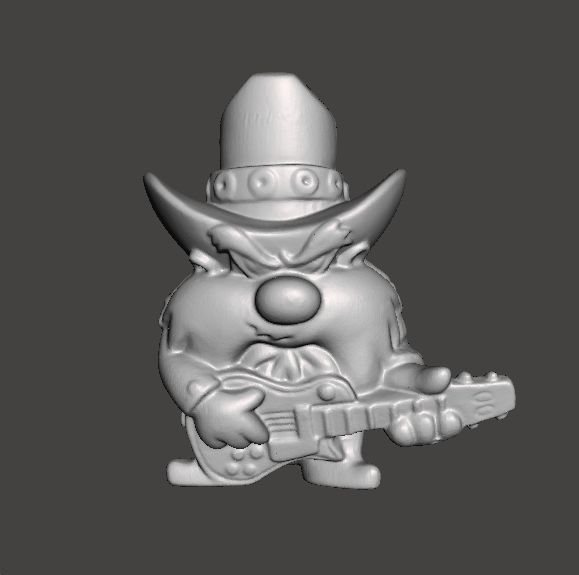 LOONEY TUNES ROCK BAND YOSEMITE SAM PROMOTIONAL FIGURE 90S PVC 3D model ...