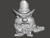 LOONEY TUNES ROCK BAND YOSEMITE SAM PROMOTIONAL FIGURE 90S PVC 3D model ...