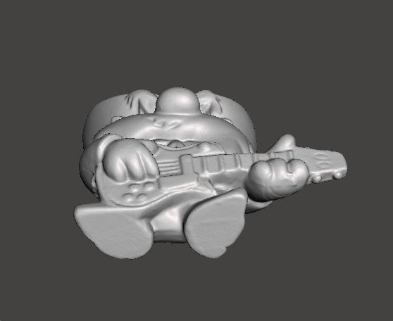 LOONEY TUNES ROCK BAND YOSEMITE SAM PROMOTIONAL FIGURE 90S PVC 3D model ...