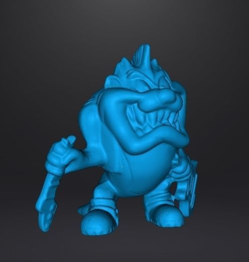 LOONEY TUNES ROCK BAND TAZ PROMOTIONAL FIGURE 90S PVC 3D model 3D ...