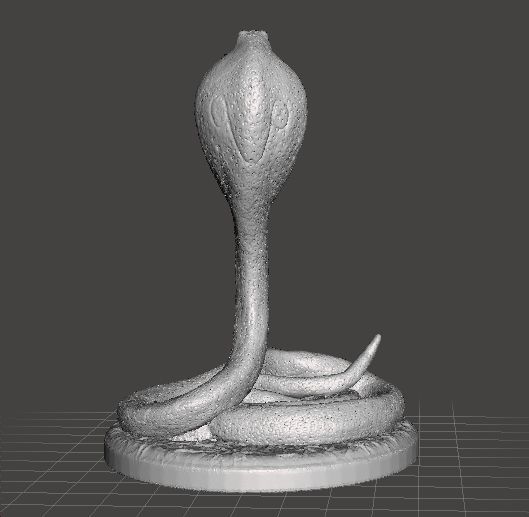 COBRA SNAKE FIGURE MODEL ANIMAL CREATURE FOR GAMES RPG ORNAMENT 3D ...