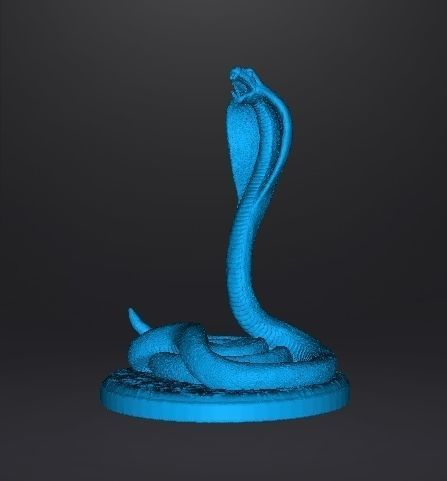 COBRA SNAKE FIGURE MODEL ANIMAL CREATURE FOR GAMES RPG ORNAMENT 3D ...