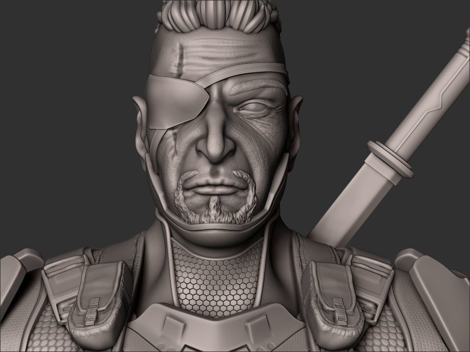 Deathstroke Bust 3D model 3D printable | CGTrader