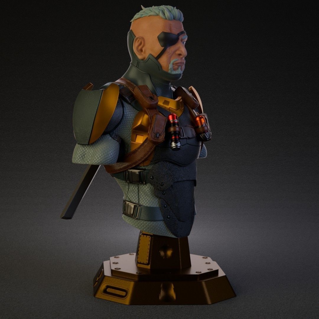 Deathstroke Bust 3D model 3D printable | CGTrader