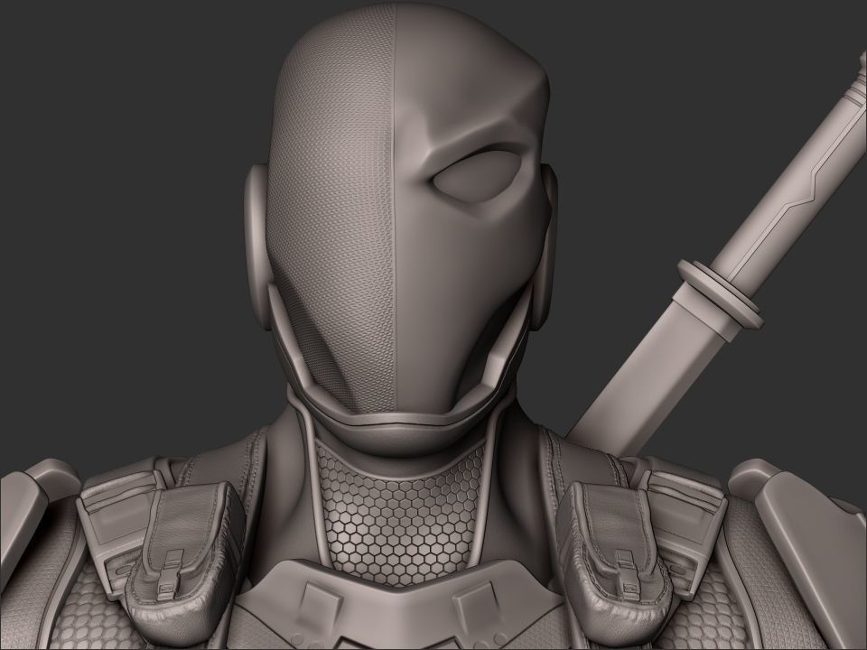 Deathstroke Bust 3D model 3D printable | CGTrader