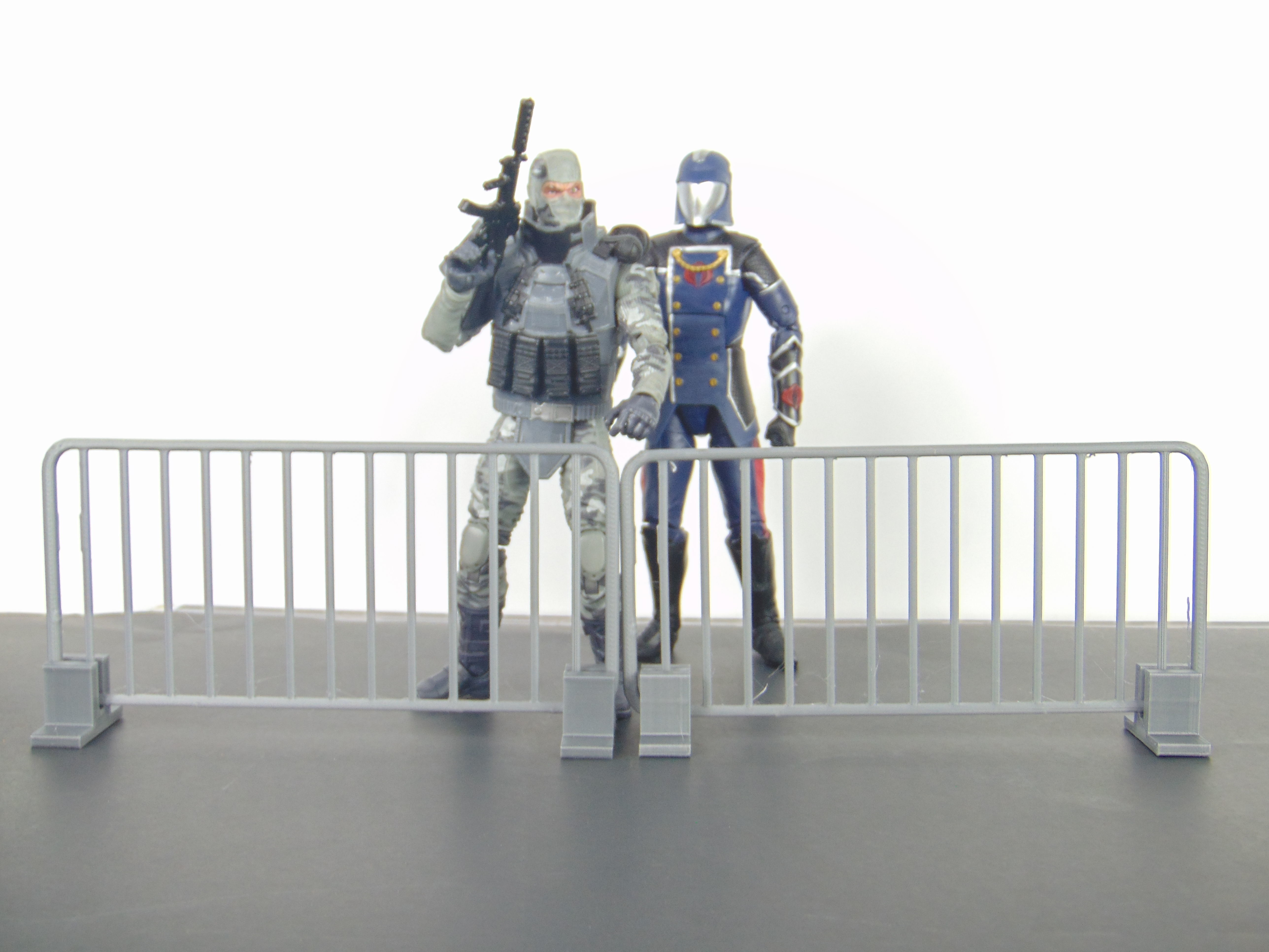 GI JOE Classified 112 Crowd Control Fence 3D Print Diorama Prop 3D ...