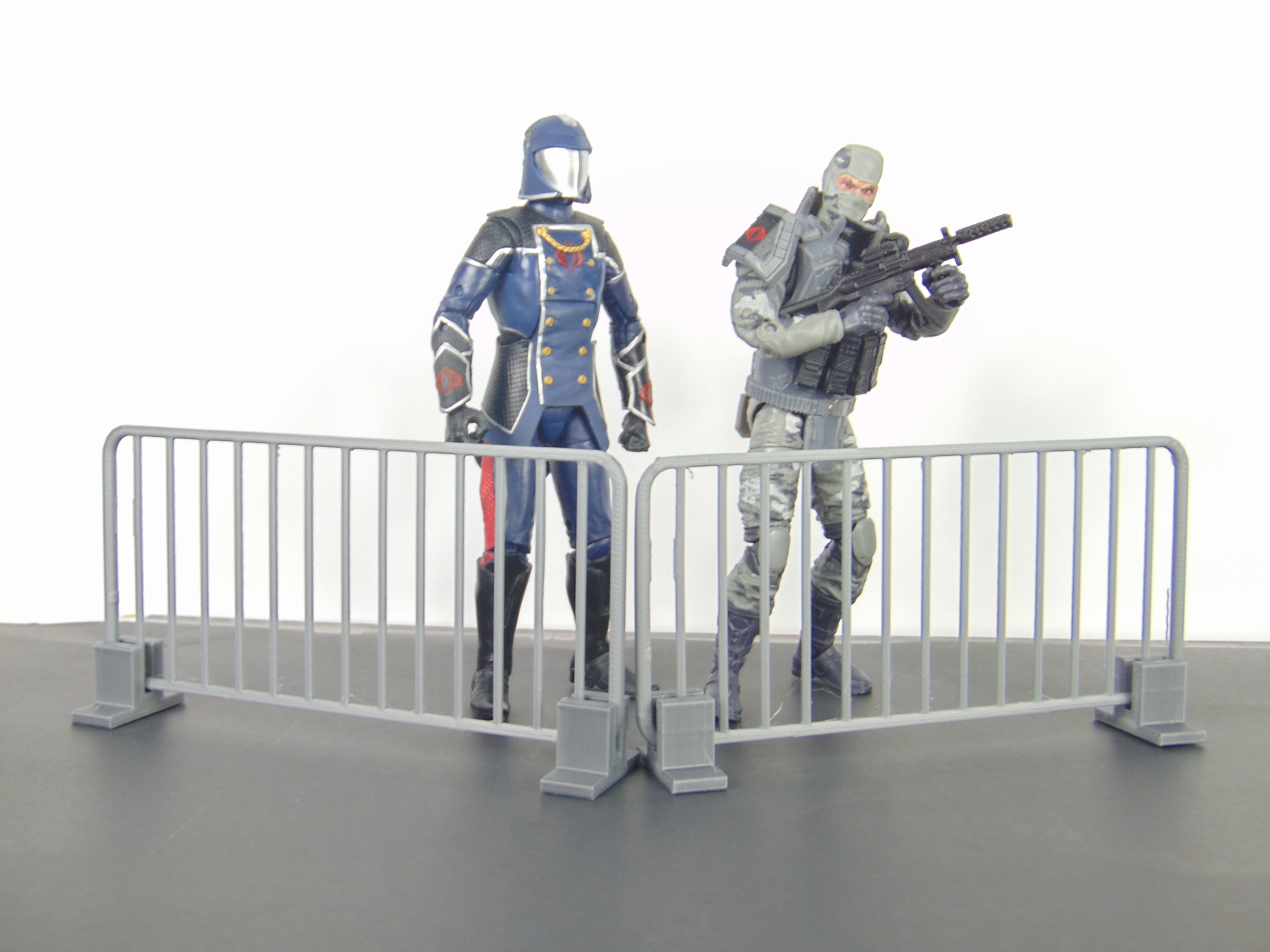 GI JOE Classified 112 Crowd Control Fence 3D Print Diorama Prop 3D ...