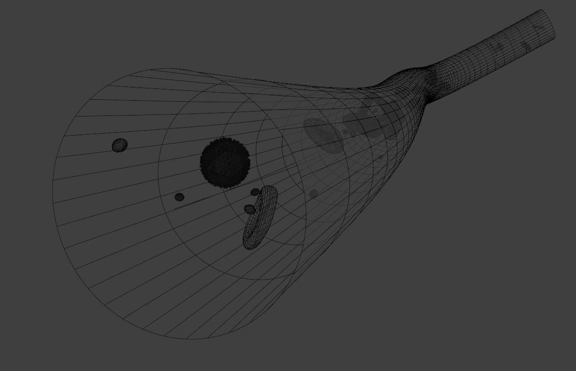 Blood cells inside vein 3D model animated | CGTrader