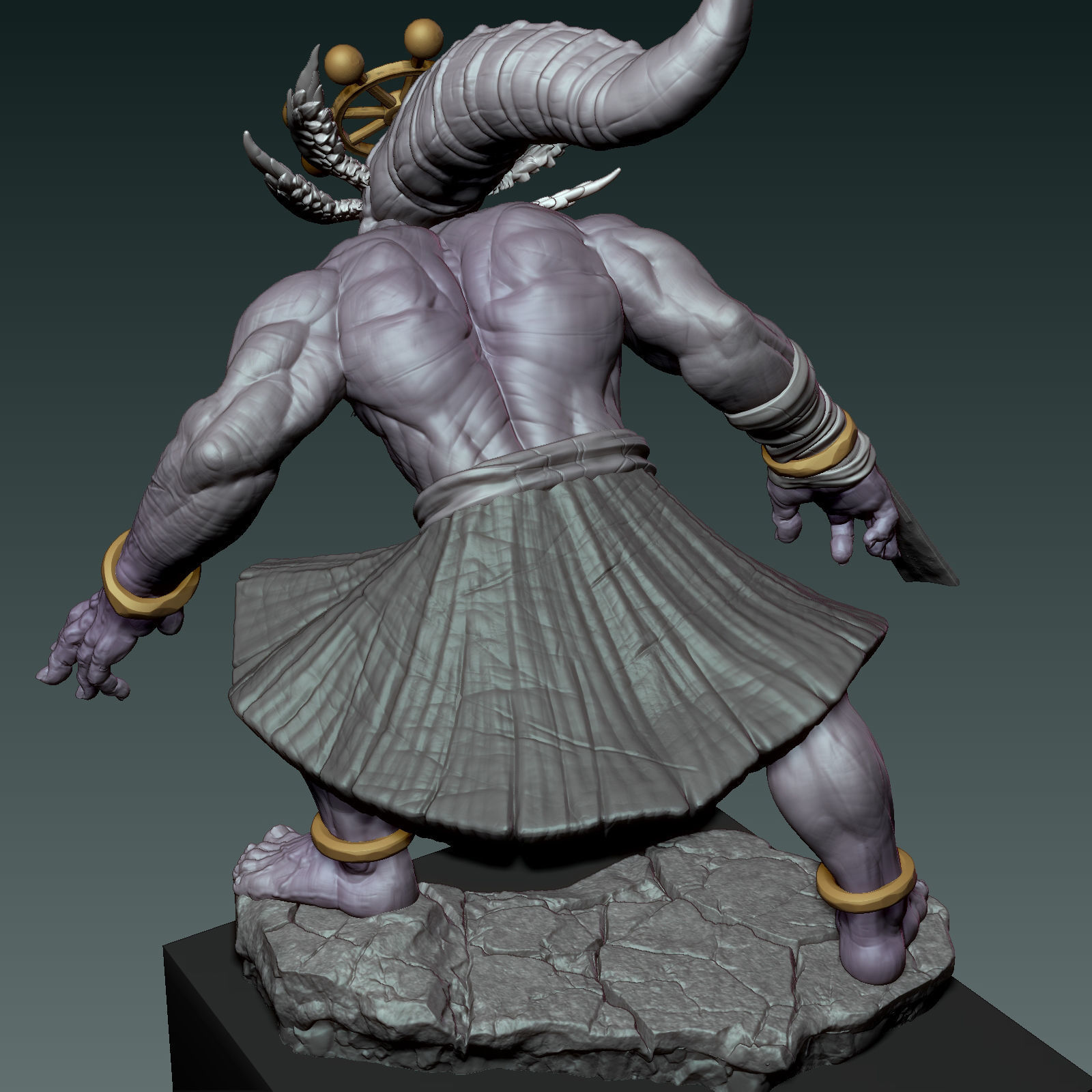 Mahoraga jujutsu 3D model 3D printable | CGTrader