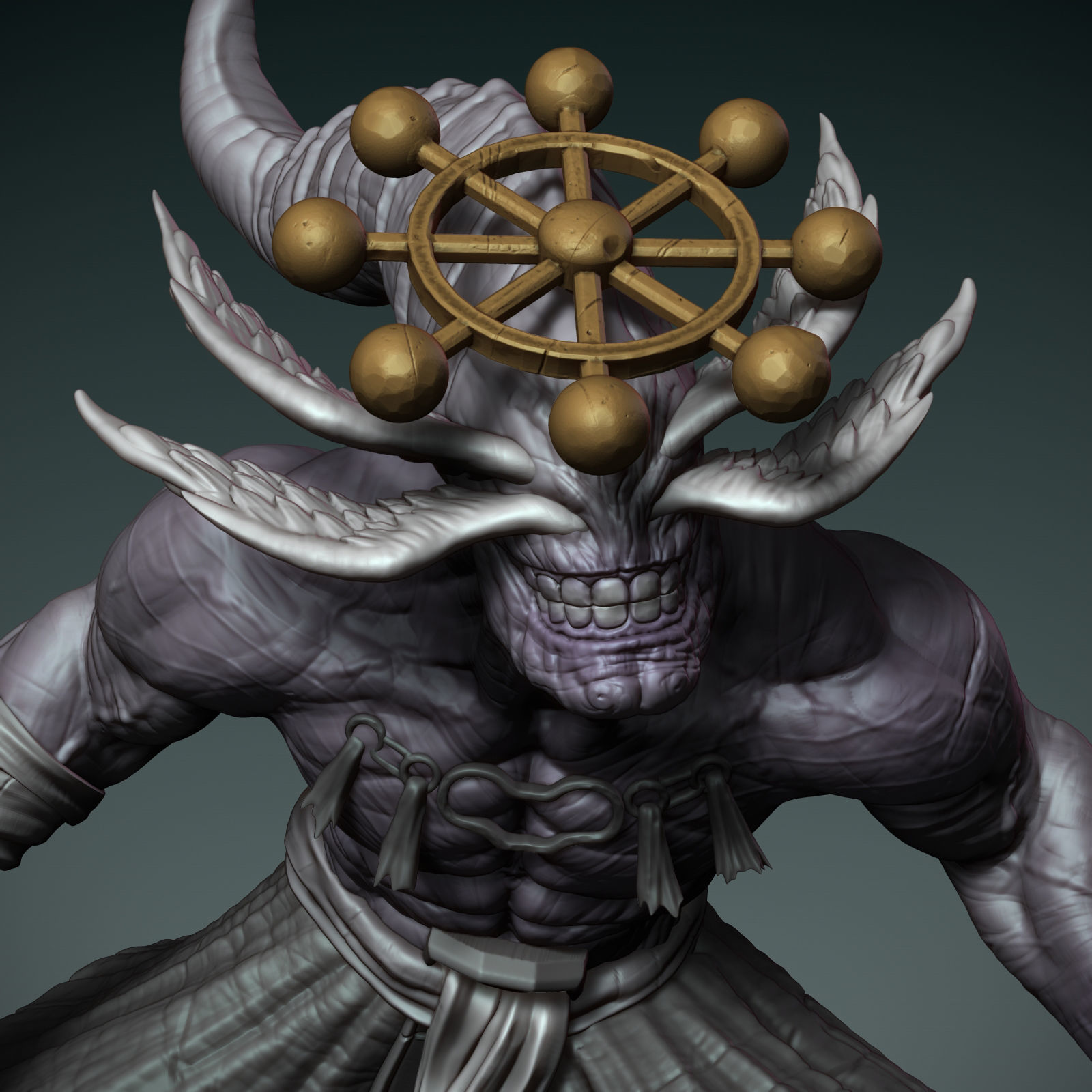 Mahoraga jujutsu 3D model 3D printable | CGTrader