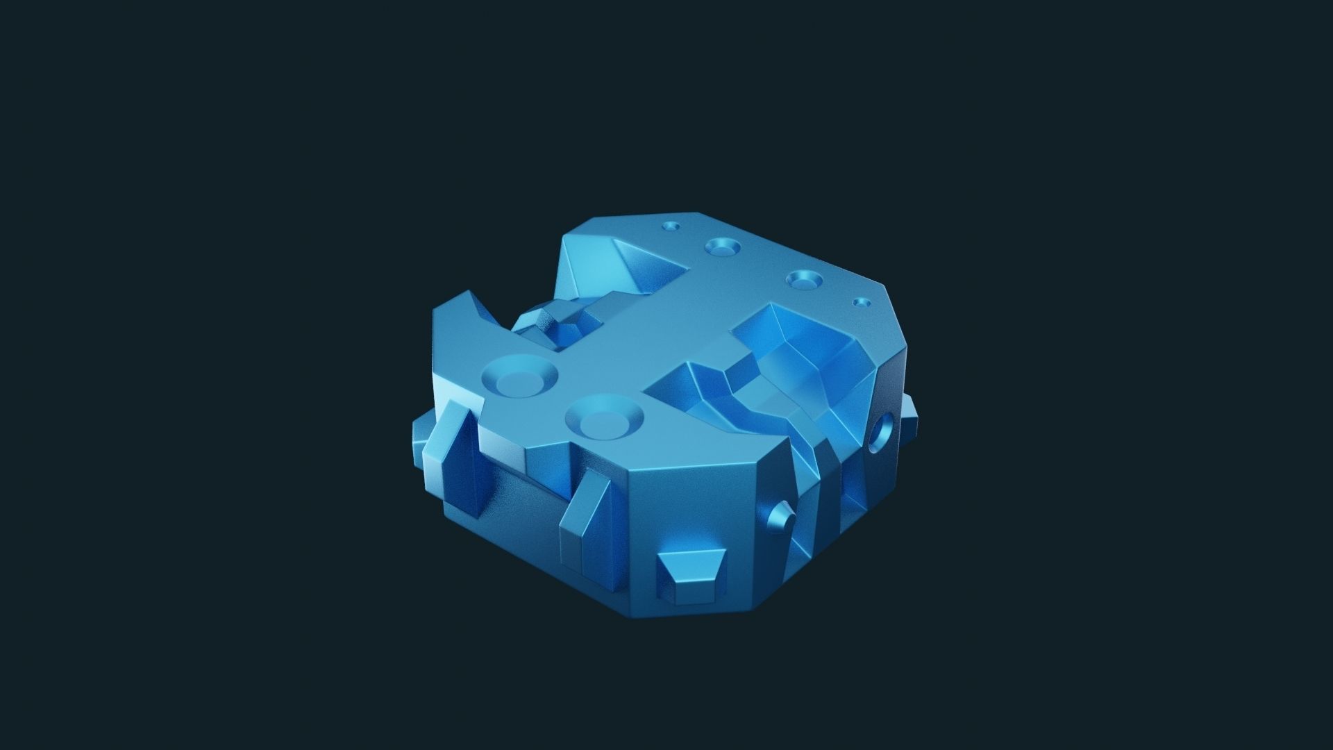 Sci fi Object 1 3D model 3D printable | CGTrader
