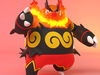 Pokemon emboar 3D model 3D printable | CGTrader
