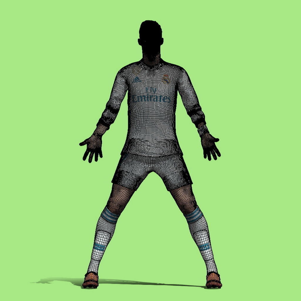 Cristiano Ronaldo famouse Siu Pose 3D model | CGTrader