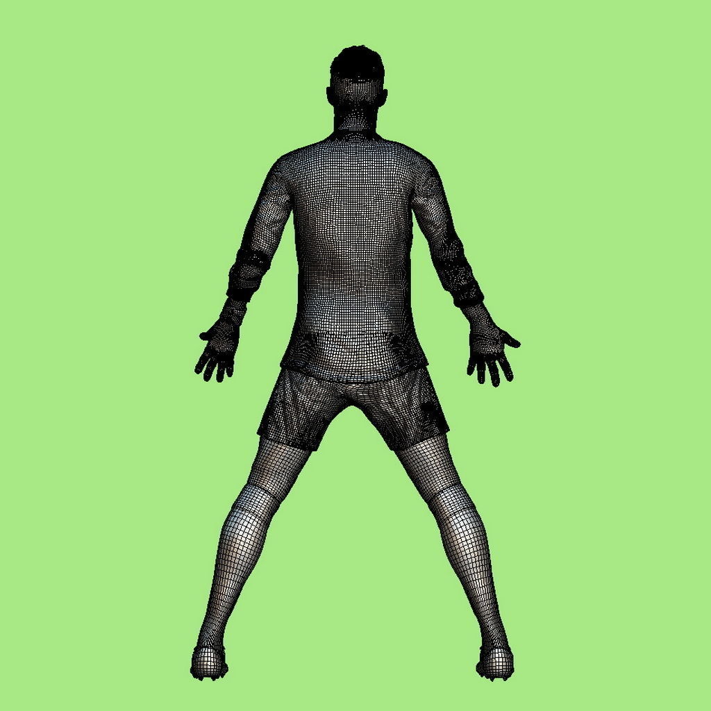Cristiano Ronaldo famouse Siu Pose 3D model | CGTrader