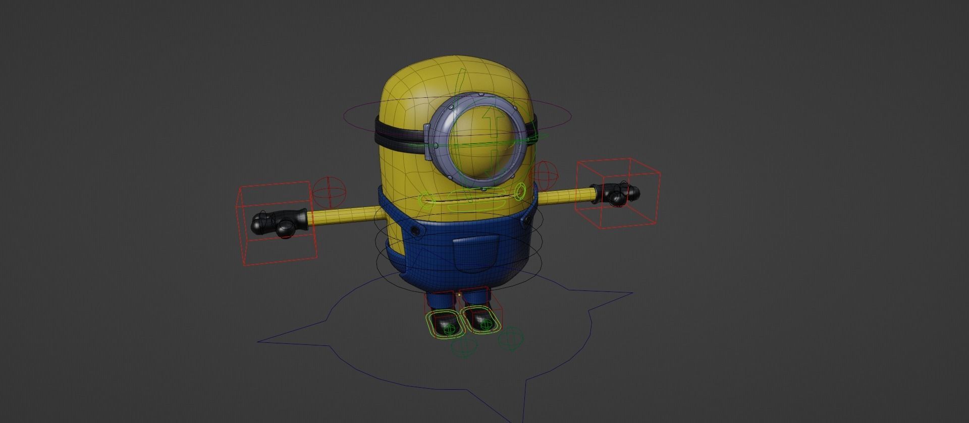 Minion 3D model rigged | CGTrader