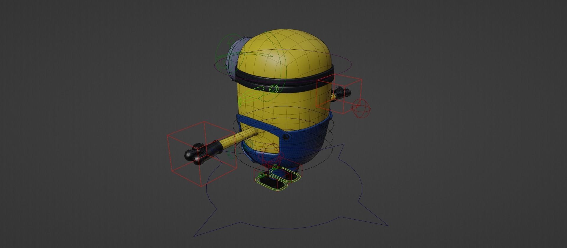 Minion 3D model rigged | CGTrader