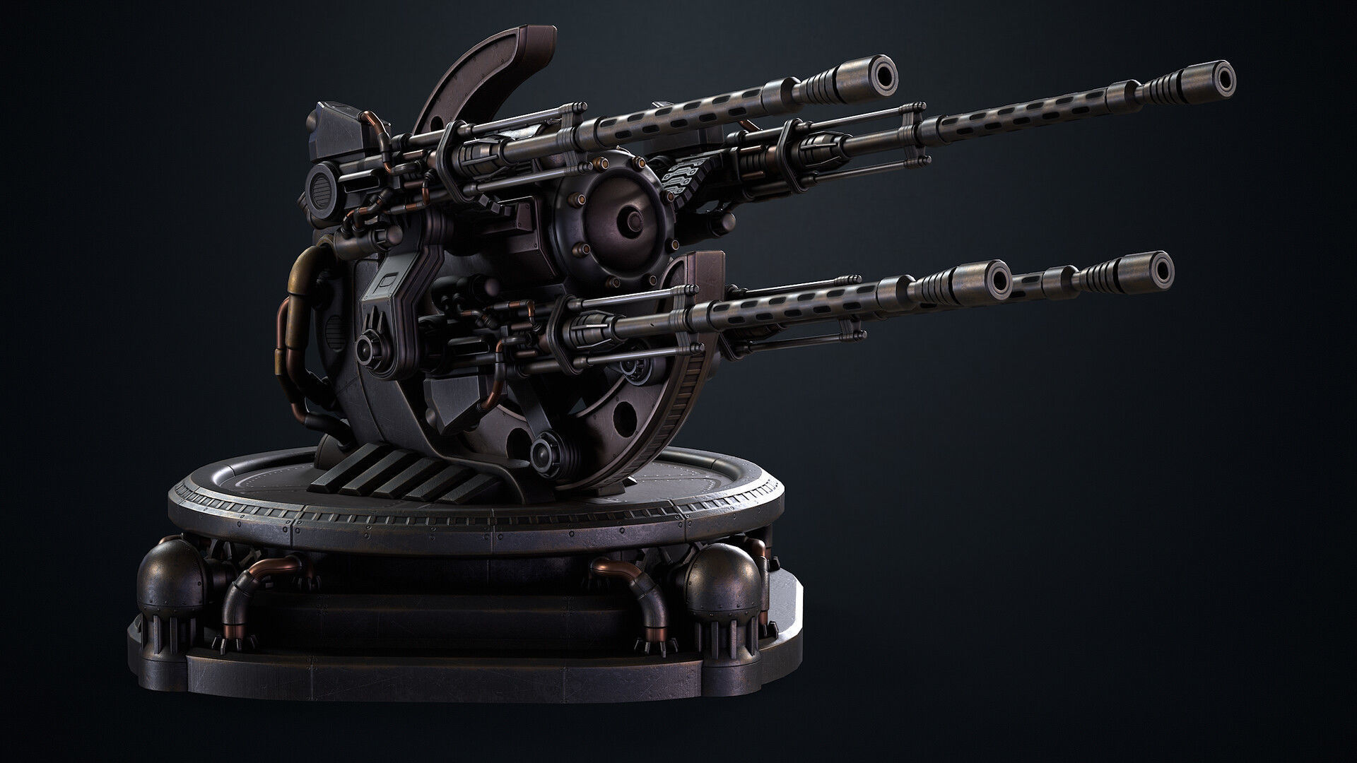 3D model Guardian Cannon VR / AR / low-poly | CGTrader