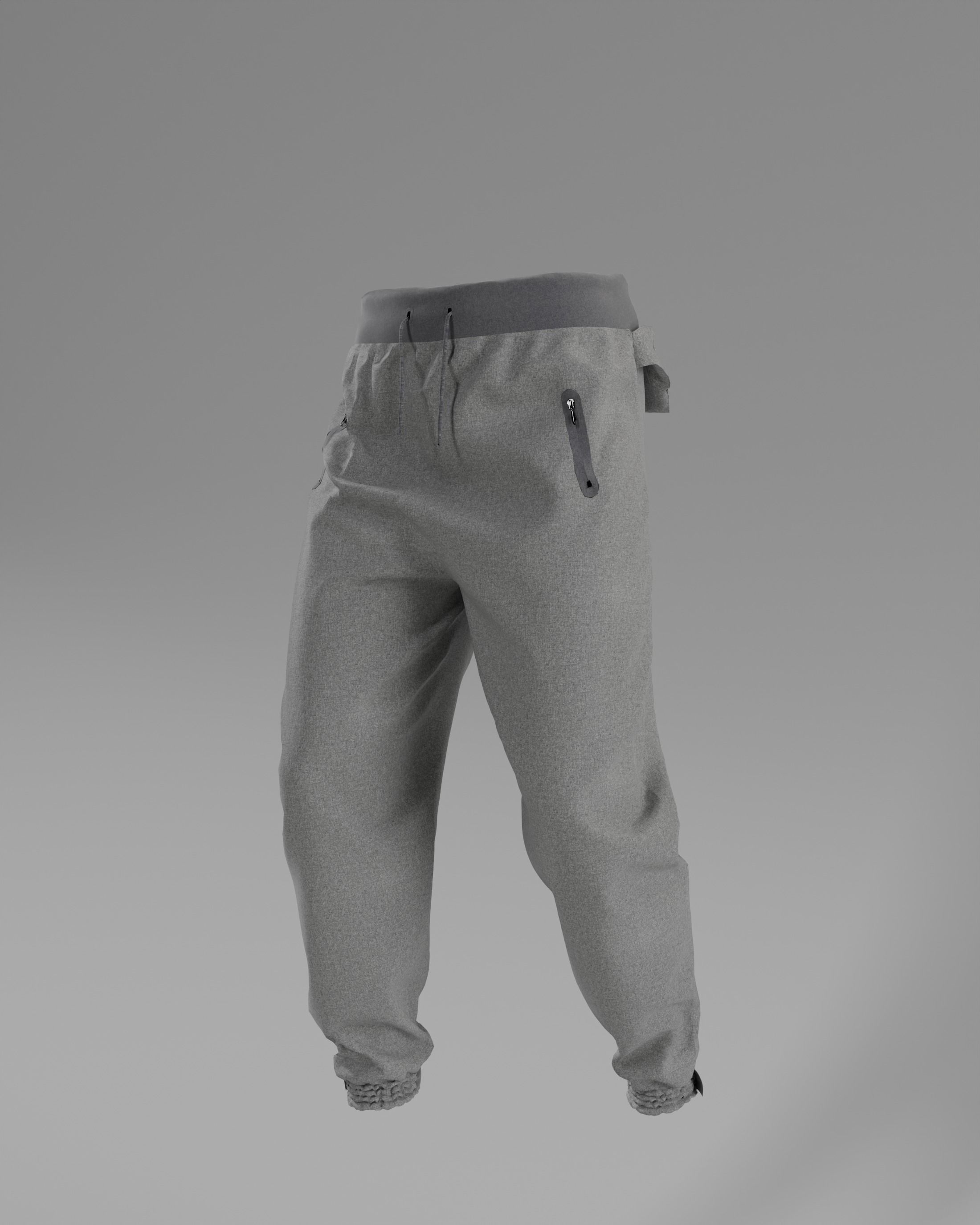 Sweatpants - Trousers 3D model 3D model | CGTrader