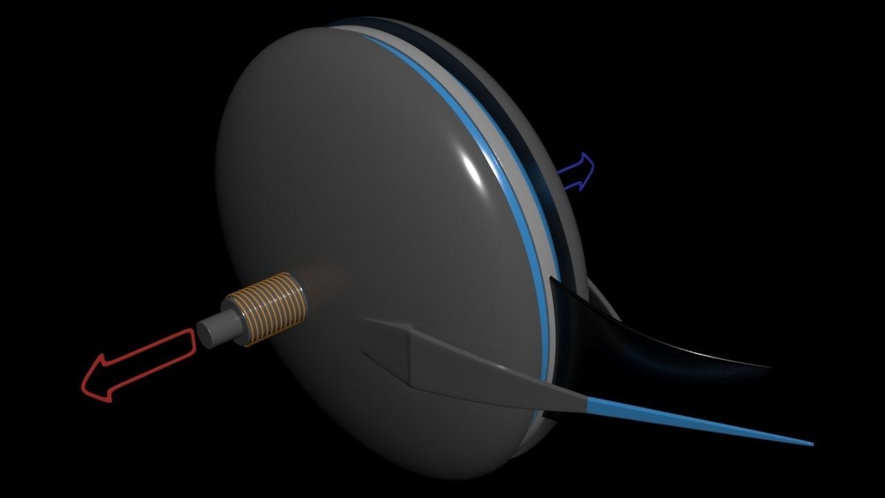 Electro Mechanical Tail - Aero-Nautical Propulsion - Concept 3D model ...