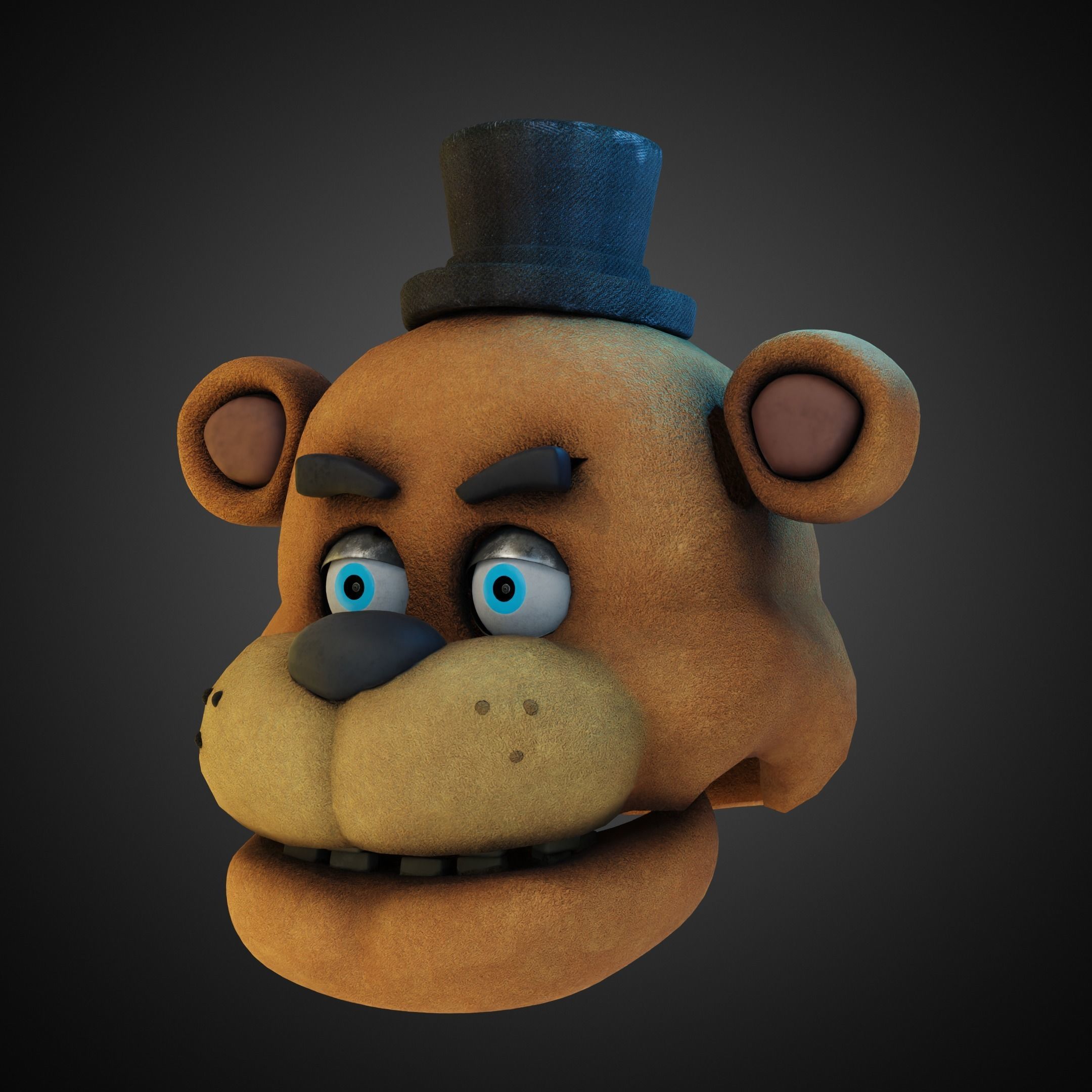 Five Nights at Freddys Freddy Head for Cosplay 3D model 3D printable ...