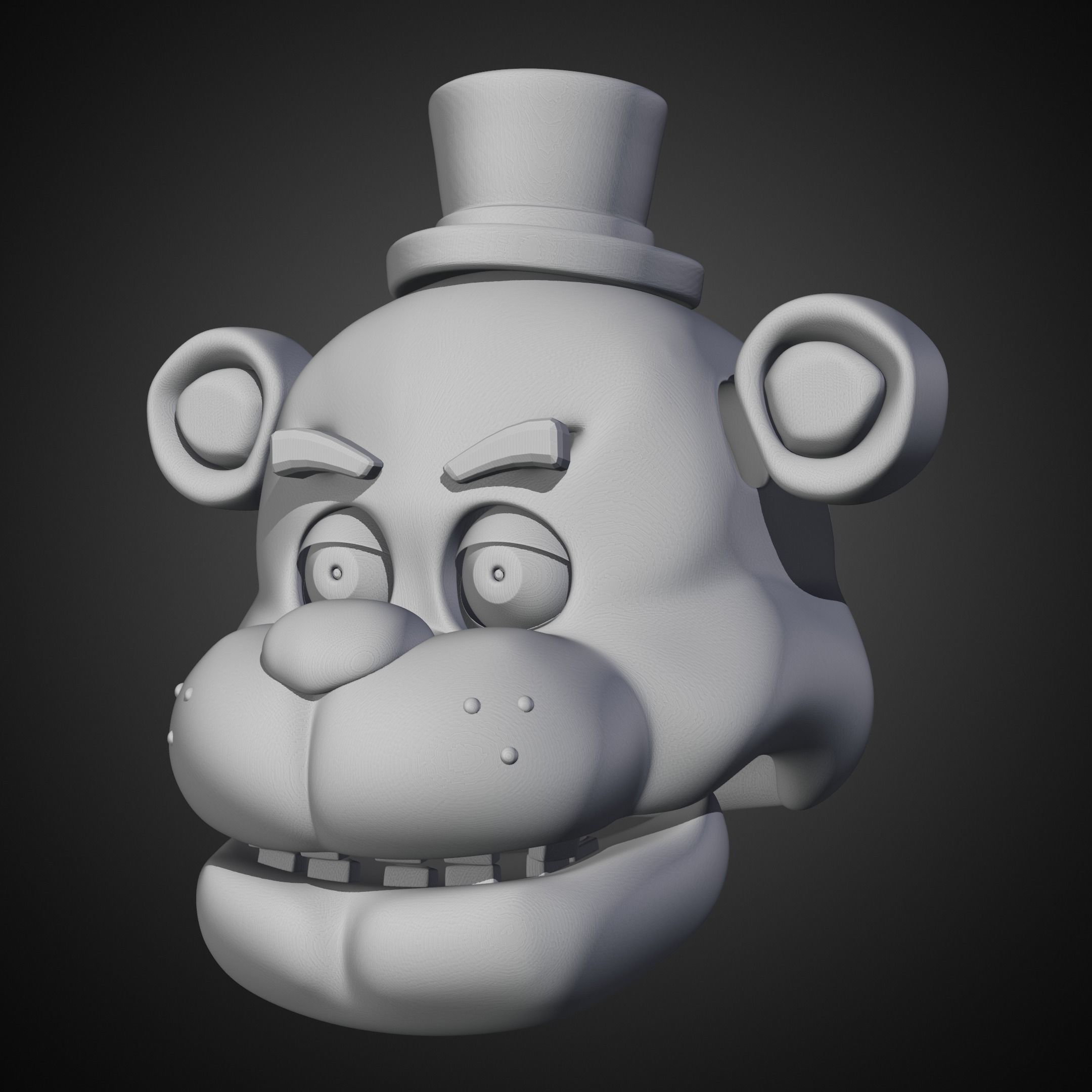 Five Nights at Freddys Freddy Head for Cosplay 3D model 3D printable ...
