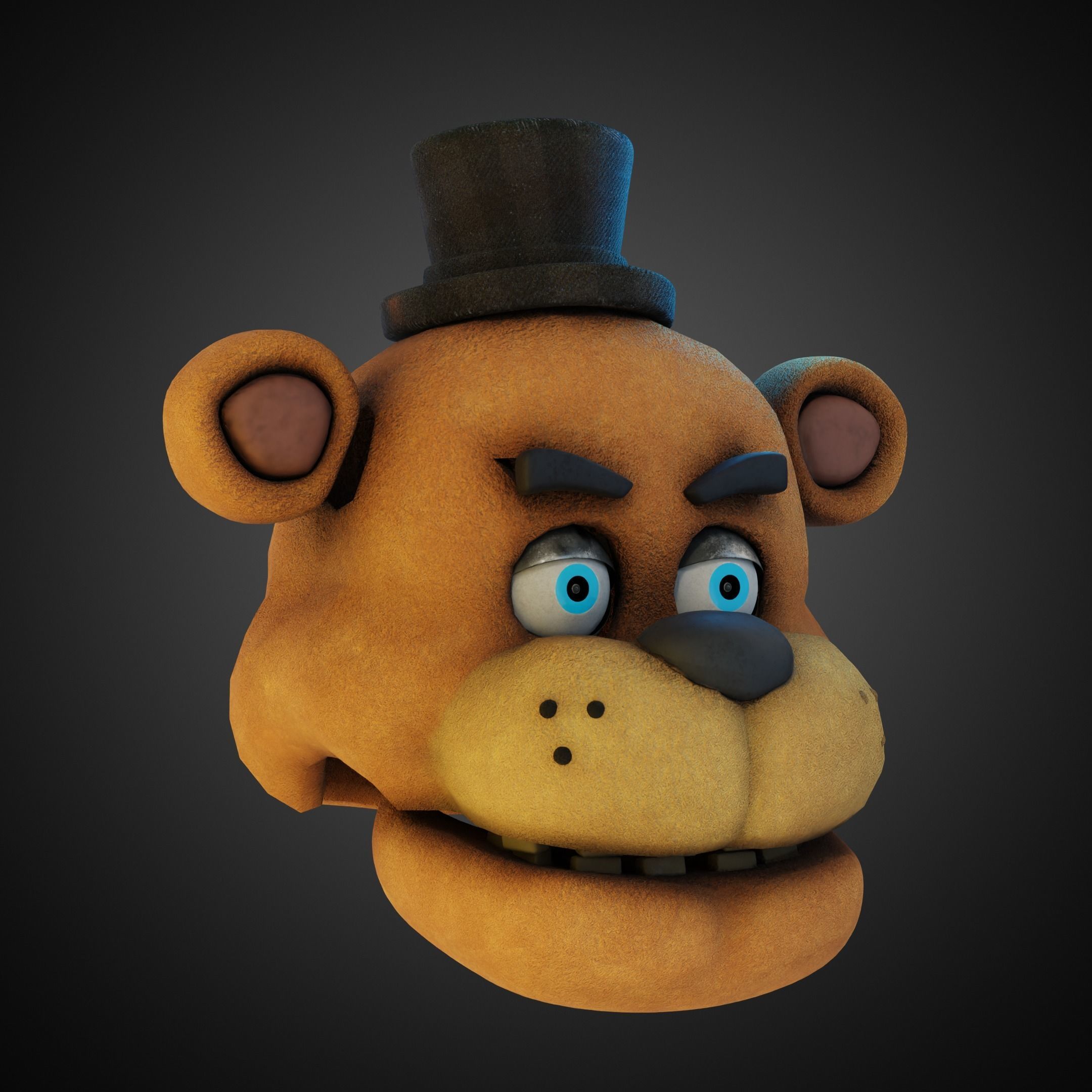 Five Nights at Freddys Freddy Head for Cosplay 3D model 3D printable ...