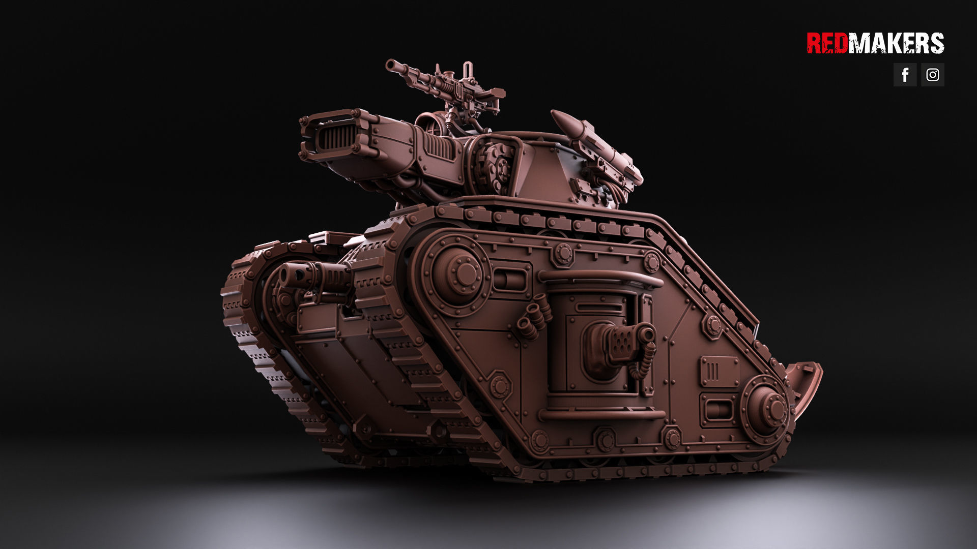Solar Battle Tank - Imperial Force 3D model 3D printable | CGTrader