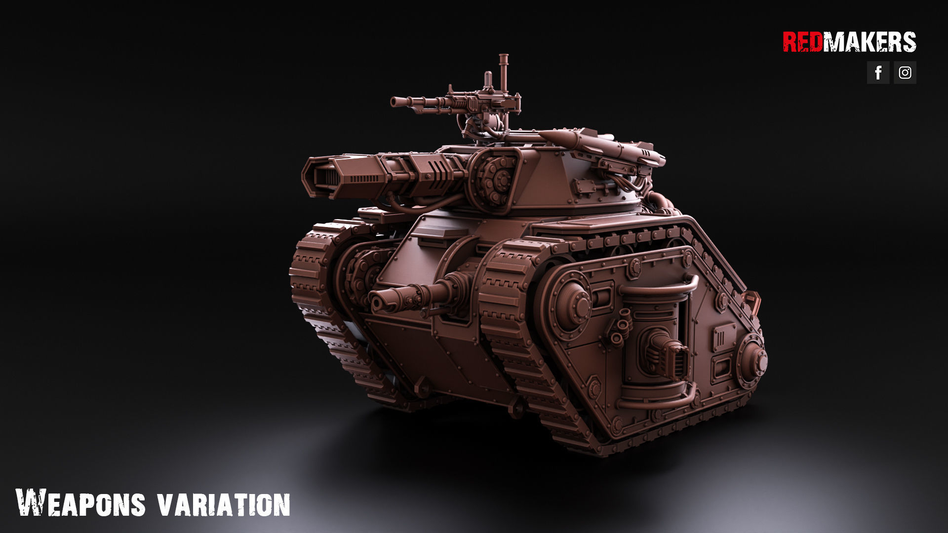 Solar Battle Tank - Imperial Force 3D model 3D printable | CGTrader
